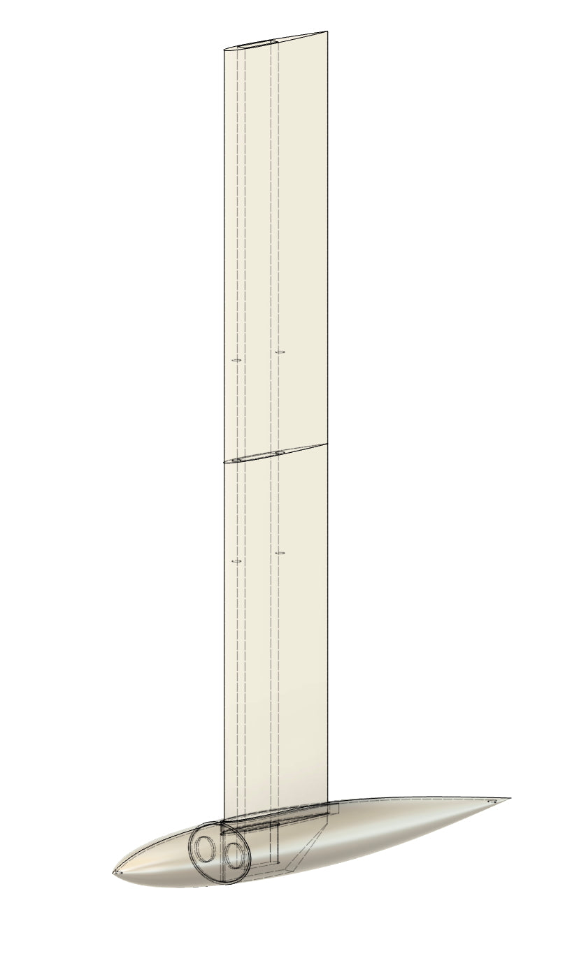 RS-RG65 Keel- Bulb & Rudder STL files – RacingSparrow