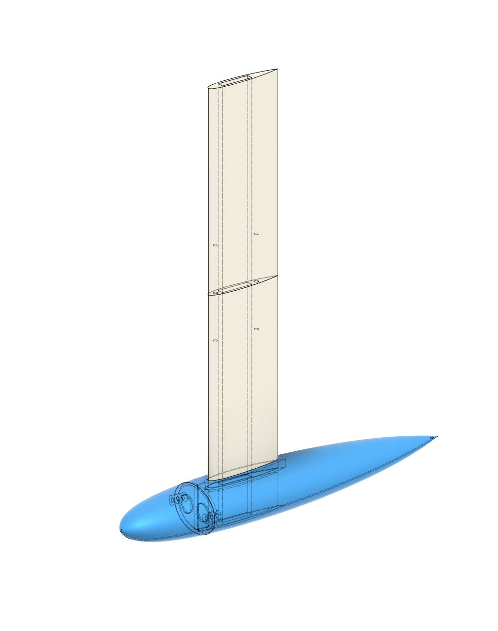 RS1000 Keel - Bulb & Rudder STL files – RacingSparrow
